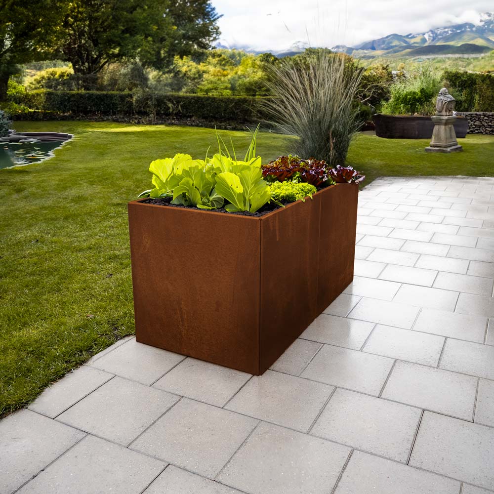 Hochbeet U-Form, Rost – Swiss Made, Flexibel & Langlebig | Creasteel